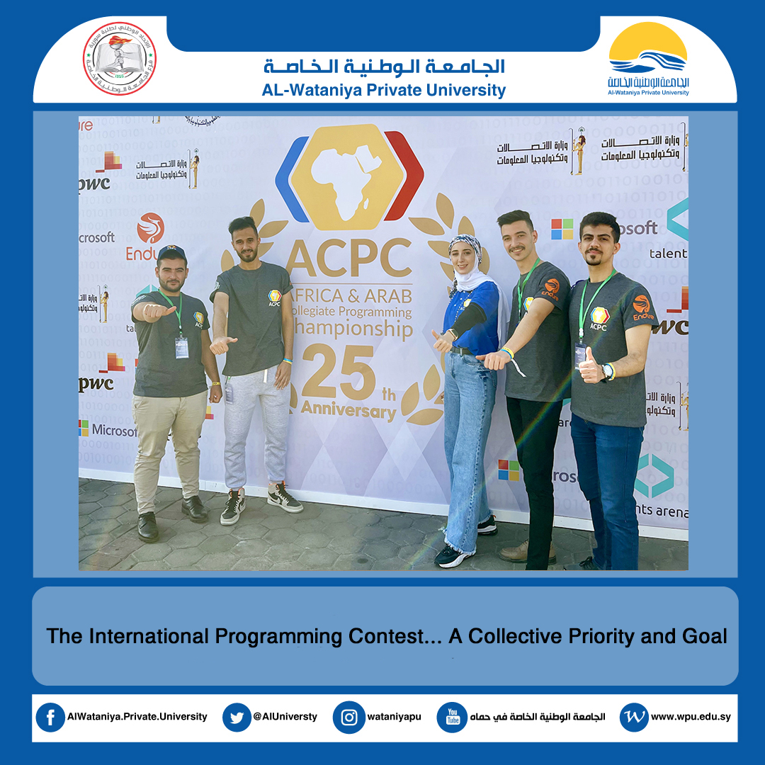 The International Programming Contest... A Collective Priority and Goal ...